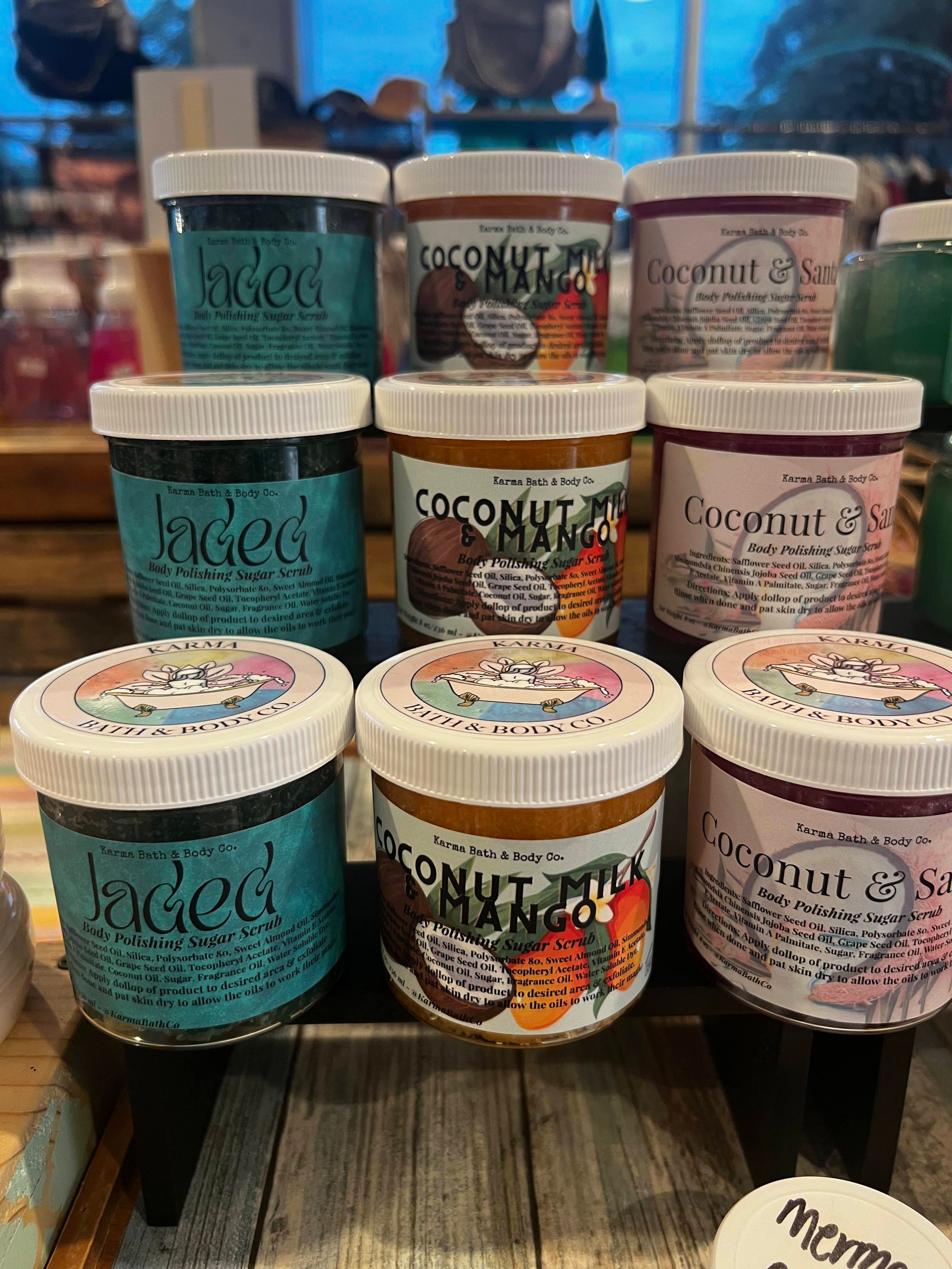 Body Polishing Sugar Scrubs | Karma Bath & Body Co