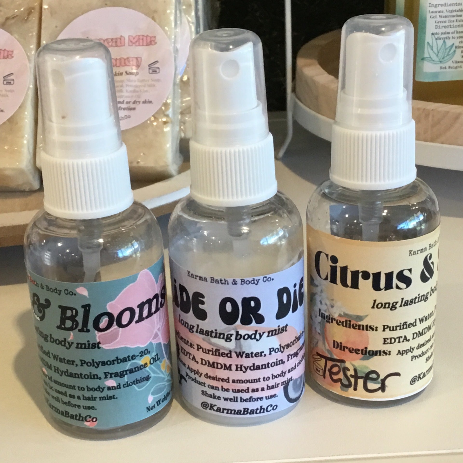 Long Lasting Body Mist Spray | Karma Bath & Body Co